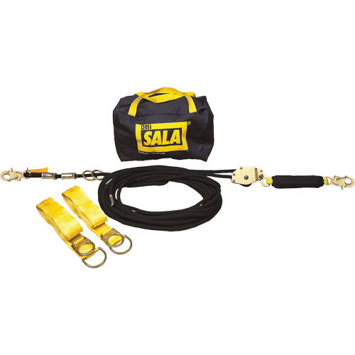3M DBI Sala Fall Protection Sayfline Horizontal Lifeline System, 60 ...